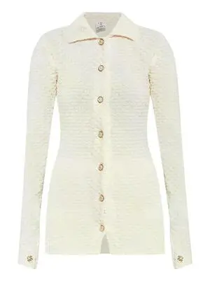Casablanca Textured Shirt - White