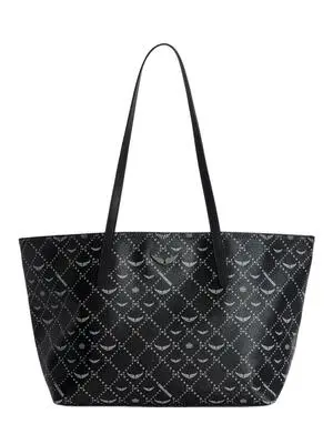 Zadig&Voltaire Monogram Shopper Bag - Black