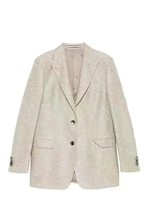 Tagliatore Sequin-embellished Blazer - Neutrals
