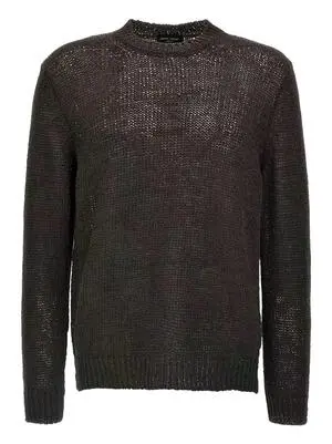 ROBERTO COLLINA Knitted Sweater - Brown