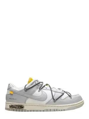 Nike X Off-white Dunk Low Lot 41 Sneakers - Grey