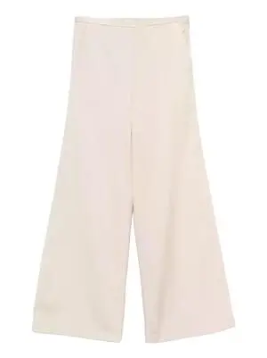 FORTE_FORTE Cotton Twill Trousers - Neutrals