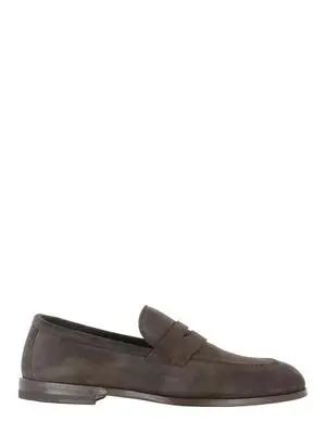 HENDERSON BARACCO Suede Loafers - Brown