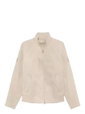 Stone Island Alcantara Ghost Bomber Jacket - Neutrals