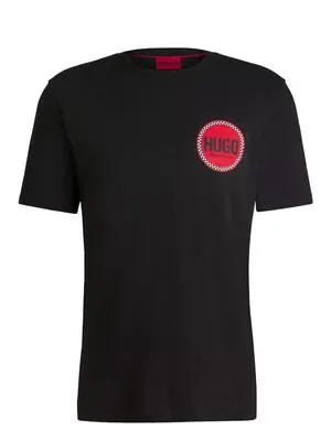 Hugo Logo-print T-shirt - Black