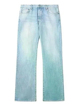 Off-White Straight Leg Jeans - Blue