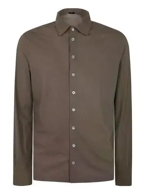 Herno Jersey Shirt - Brown