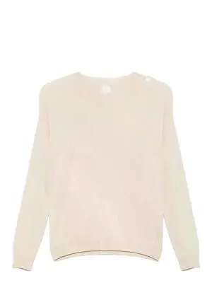 Eleventy Sequined Sweater - Neutrals