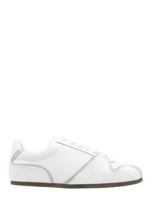 Moschino Leather Sneakers - White