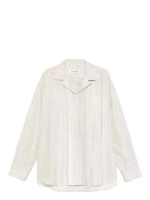 RÓHE Striped Shirt - Neutrals