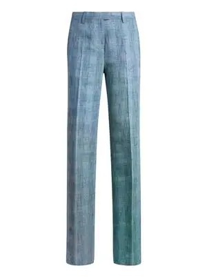 ETRO ETRO Slub-Textured Trousers