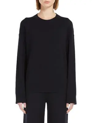 MM BY MAX MARA Mm Zitto Crewneck Sweater - Navy