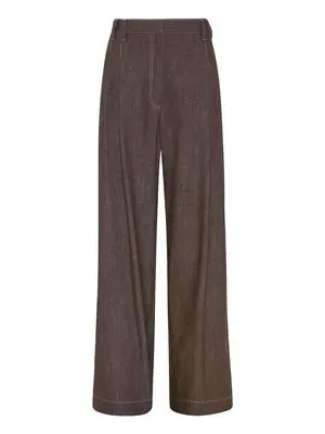Brunello Cucinelli Straight-leg Trousers - Brown