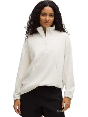 Lululemon Softstreme Half-zip - Light Ivory