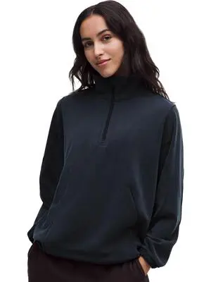 Lululemon Softstreme Half-zip - True Navy