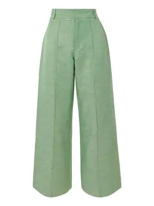 DESTREE DESTREE Yoshitomo Wide-Leg Pants Green