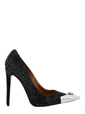 Philipp Plein Mix Strass Pumps - Black