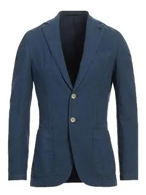 PAOLONI Single-breasted Blazer - Navy