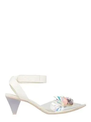 RAS Pumps With Embellishments - White