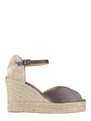 CastaÑer Textile Fiber Espadrille Sandals - Grey