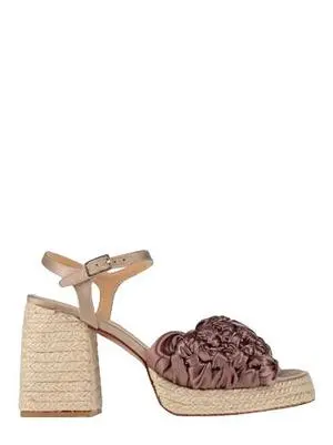 CastaÑer Textile Fiber Espadrille Sandal - Beige
