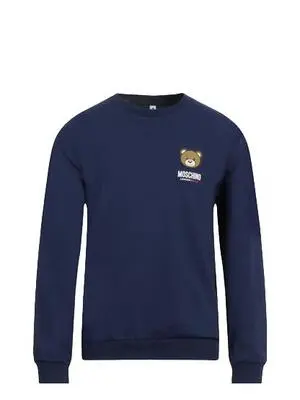 Moschino Cotton-blend Crewneck Sweatshirt - Navy