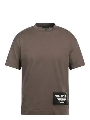 Emporio Armani T-shirt Midnight Size Cotton - Beige