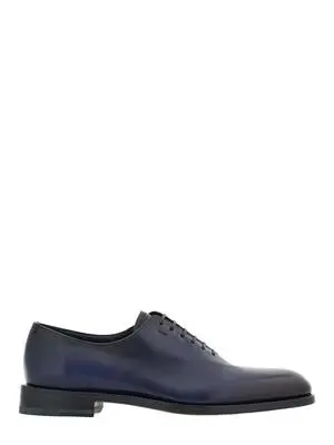 FERRAGAMO Tramezza Plain Toe Oxford - Blue