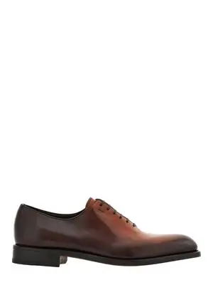 FERRAGAMO Tramezza Plain Toe Oxford - Brown