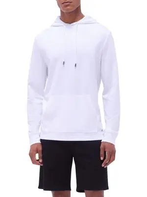 Bugatchi Bugatchi Cotton & Modal Blend Pullover Hoodie White
