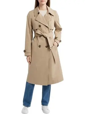 Sam Edelman Double-breasted Trench Coat - Sand