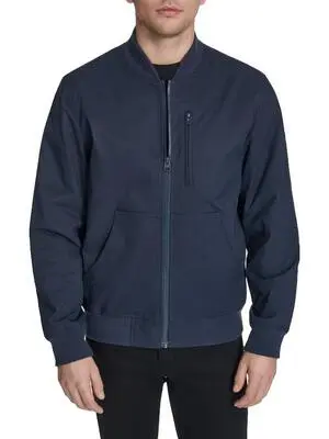 LEVI'S Oxford Water Resistant Bomber Jacket - Navy