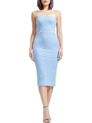Dress The Population Viviana Sequin Sheath Dress - Sky