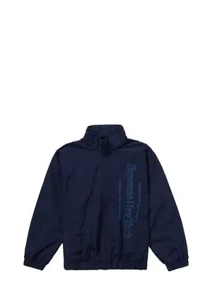 Supreme Side Logo Track Jacket - Navy Blue