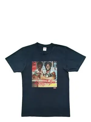 Supreme Wilfred Limonius Buy Off The Bar Tee Shirt - Navy Blue