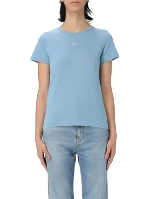 Pinko Pinko Embroidered T-Shirt Blue