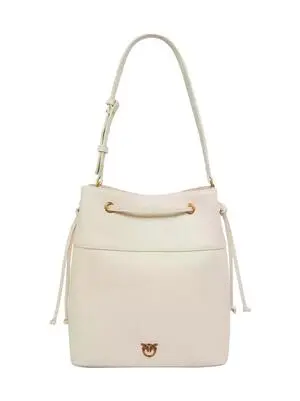 Pinko Forever Bucket Bag - White