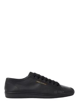 Saint Laurent Gym Leather Sneakers - Black