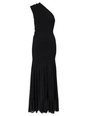 Proenza Schouler Cora One-shoulder Maxi Dress - Black