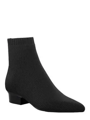 PASHION FOOTWEAR The Bootie 3" Stiletto Heel - Coal Knit