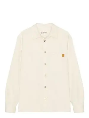 DARKPARK Serge Japanese Long Sleeve Shirt - Ecru