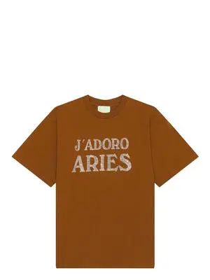 Aries Jadoro Diamante Tee - Brown