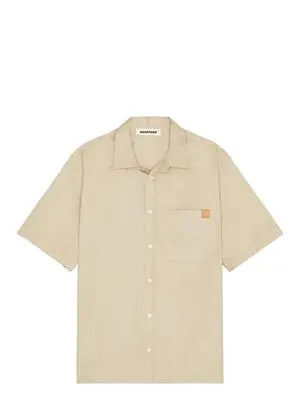 DARKPARK Vale Short Sleeve Shirt - Beige