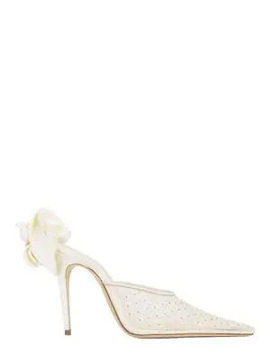 Magda Butrym Crystal Mule - Cream