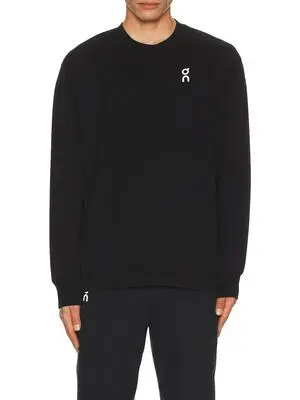 On Club Long Sleeve T-shirt - Black
