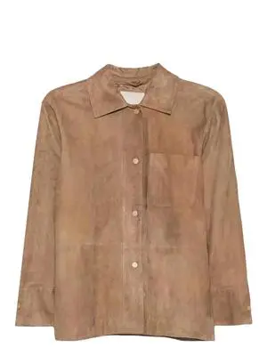 Max Mara Fresia Suede Jacket - Brown