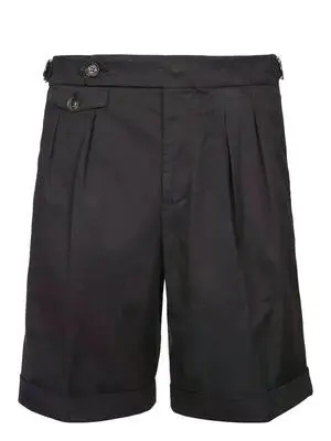 Brunello Cucinelli Dyed Bermuda Shorts - Black
