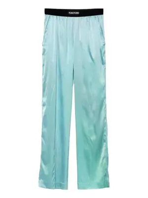 TOM FORD Straight Trousers - Blue
