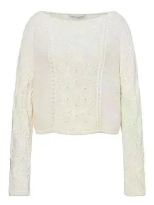 Alberta Ferretti 3d-knit Sweater - Neutrals