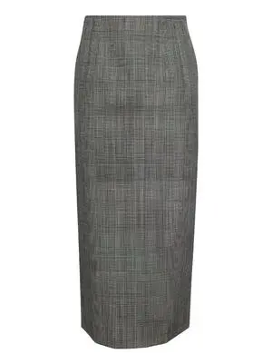 Wardrobe.NYC Contour Midi Skirt - Grey